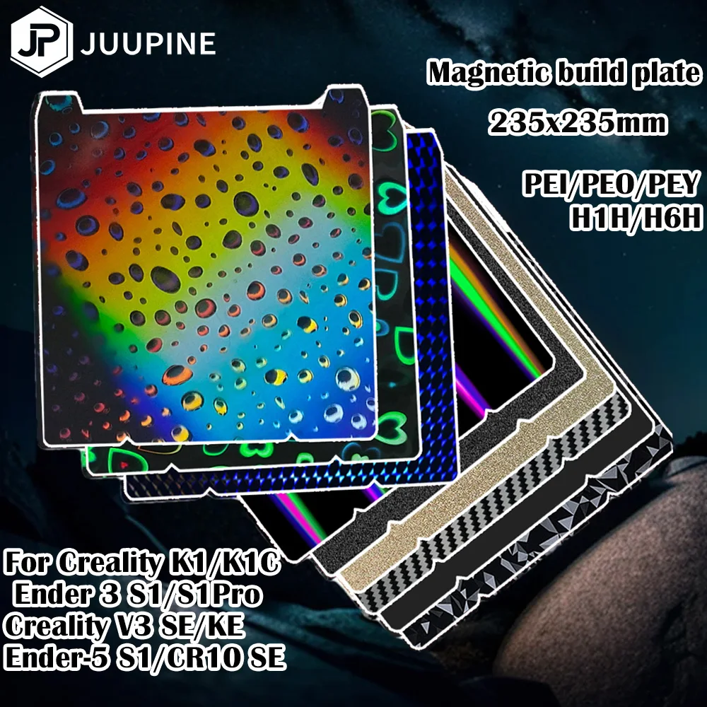 Build Plate For Creality K1/K1C/Ender 3 s1/ender 3 v3 Se/Ke/H1H Peo Pet ...