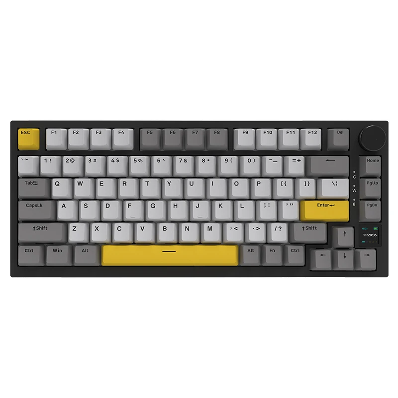 Ajazz AK820/AK820Pro Gaming Mechanical Keyboard Bluetooth 2.4G wireless ...