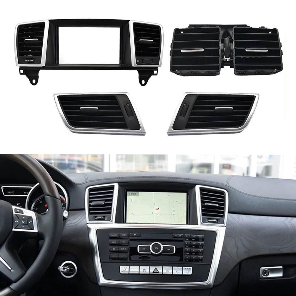 Front-Rear-Console-Central-Air-Conditioner-AC-Vent-Grille-For-Mercedes ...