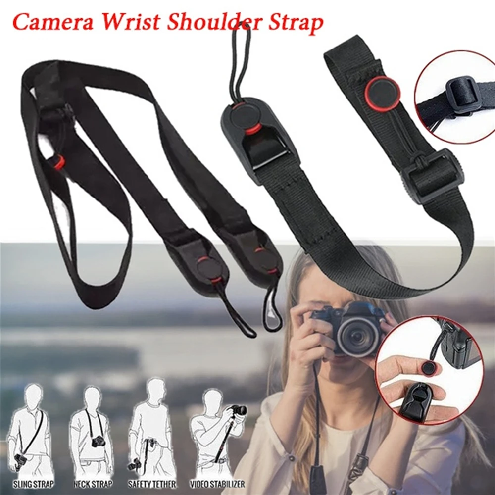 Universal-ajust-vel-SLR-Camera-Strap-Voltar-Pendurado-Ombro-para-C-mera ...