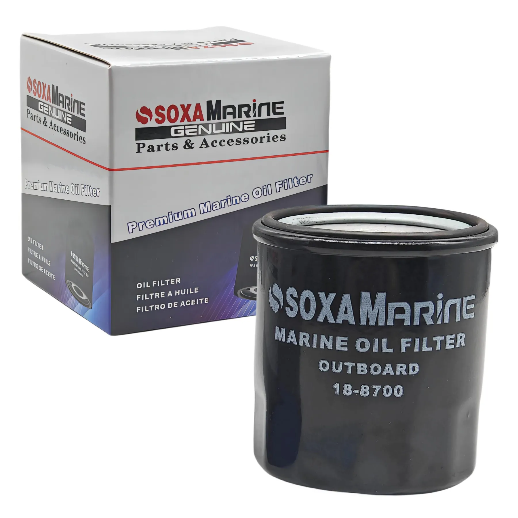 Marine Outboard Oil Filter for Yamaha 15 20 25 40 50 60 70 HP Engine ...