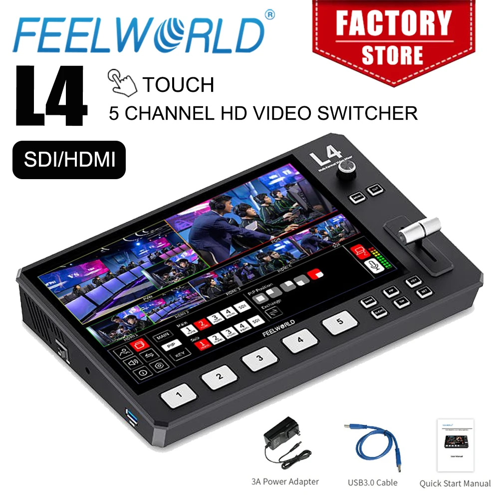 FEELWORLD-L4-Multi-camera-Video-Mixer-Switcher-10-1-Touch-Screen-USB3-0 ...