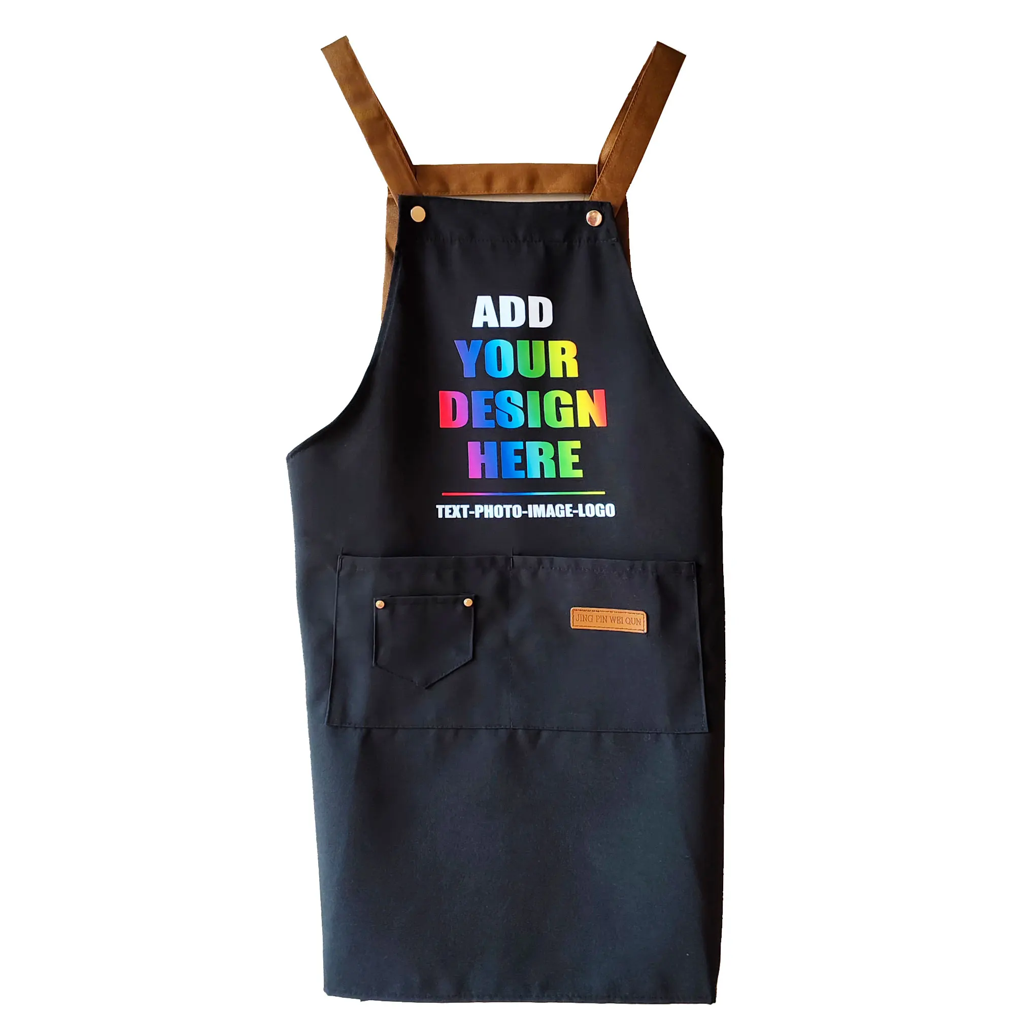 Custom-Apron-With-Pockets-For-Men-Women-Personalized-Kitchen-Aprons ...