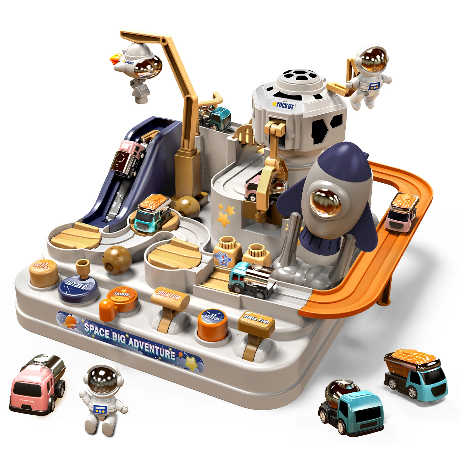 Space-Rocket-Racing-Rail-Car-Model-Racing-Educational-Toys-Kids-Track ...