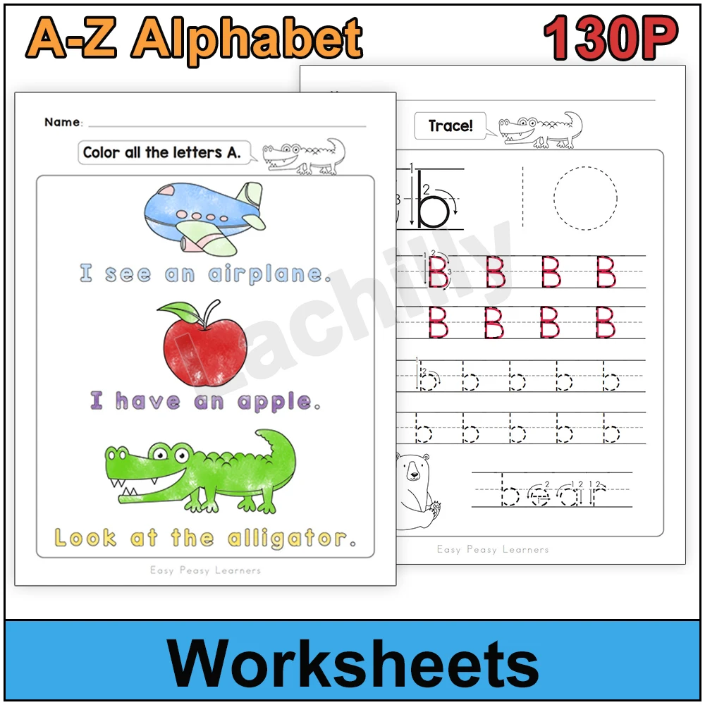 130page-English-A-Z-Alphabet-worksheet-Interesting-English-practice-for ...