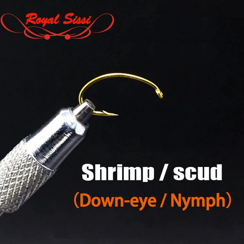 40pcs/pack size 16# 14# 12# 10# 8# 6# fly tying sproat scud bug hook ...