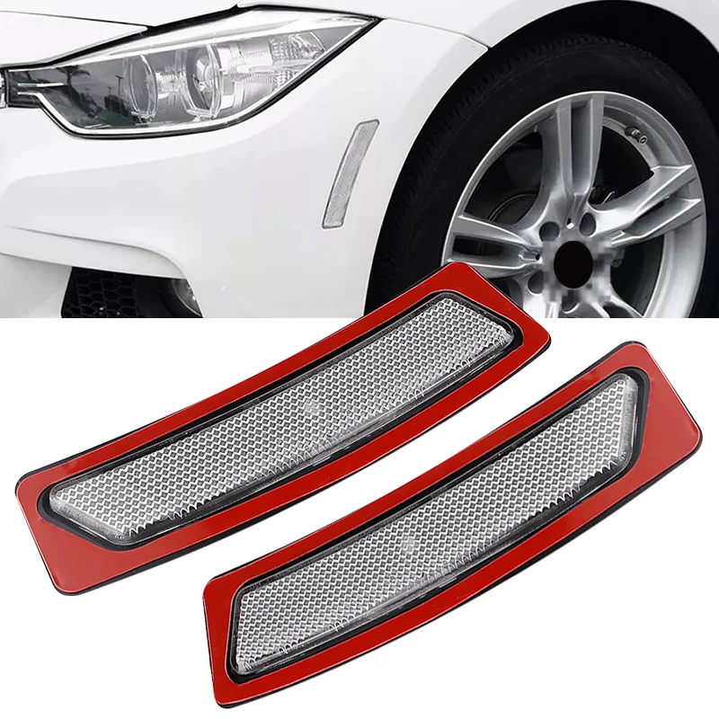 63147295541,63147295542 Front Bumper Reflector Side Marker Light For ...