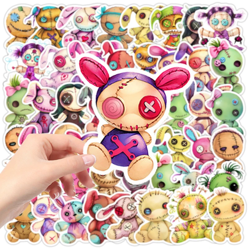 50PCS Curse Voodoo Doll Graffiti Stickers DIY Decoration Notebook ...