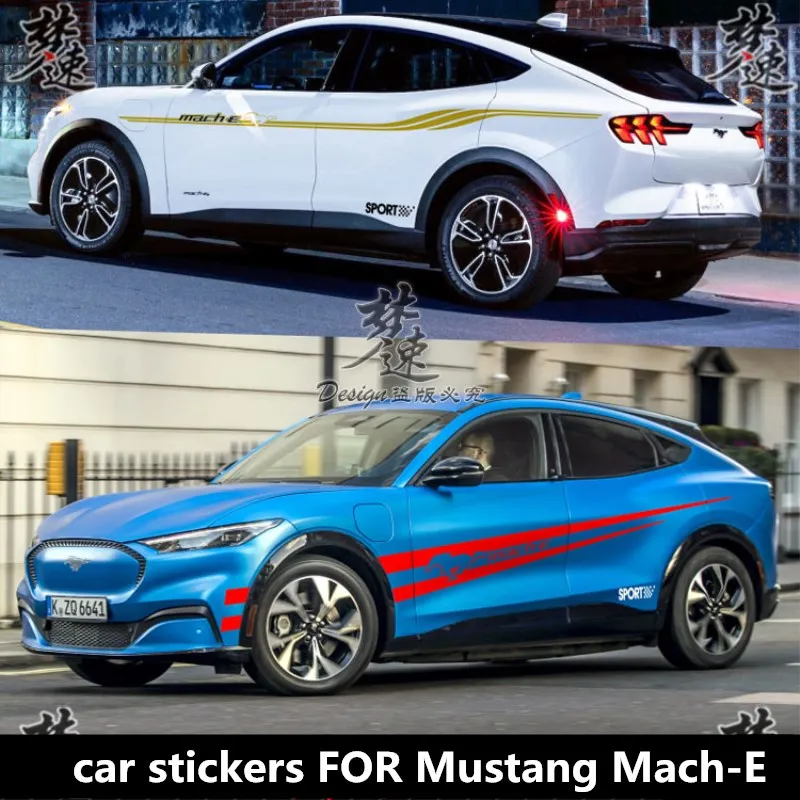 New-custom-car-stickers-FOR-Mustang-Mach-E-body-exterior-modified ...