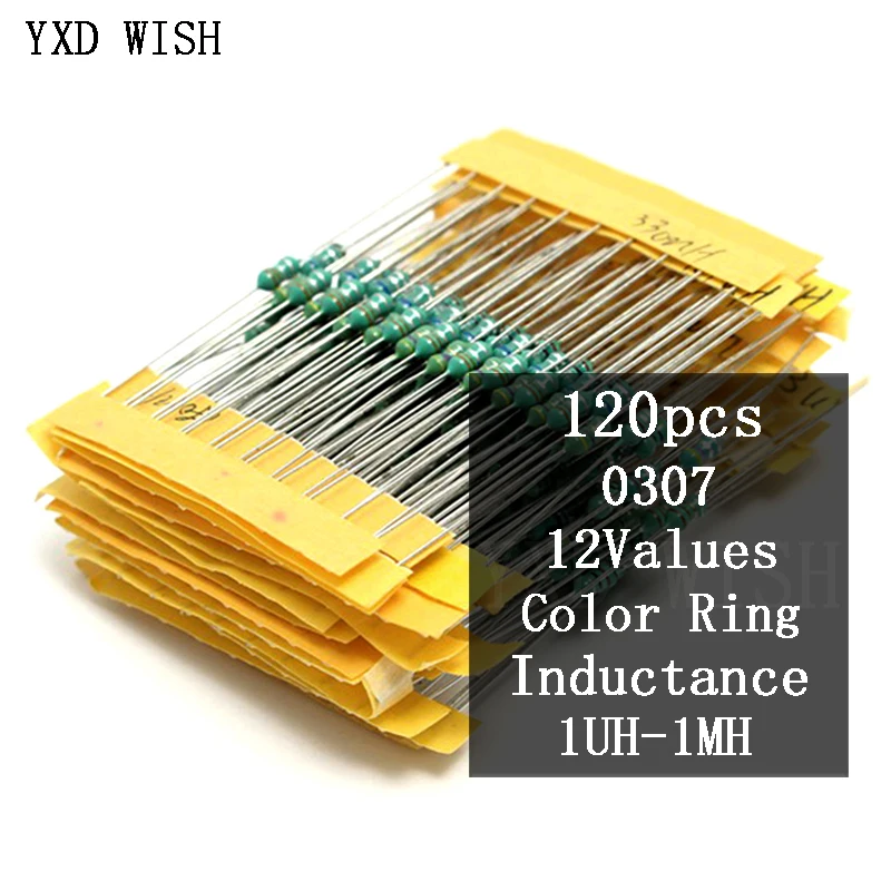 DIY Electronics Parts 60 Piece Inductor Assortment Kit - 20 Values From ...