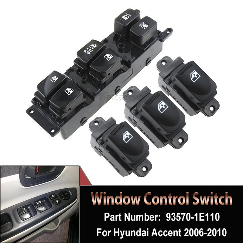 Car-Power-Master-Window-Control-Switch-Window-Lifter-Button-For-Hyundai ...