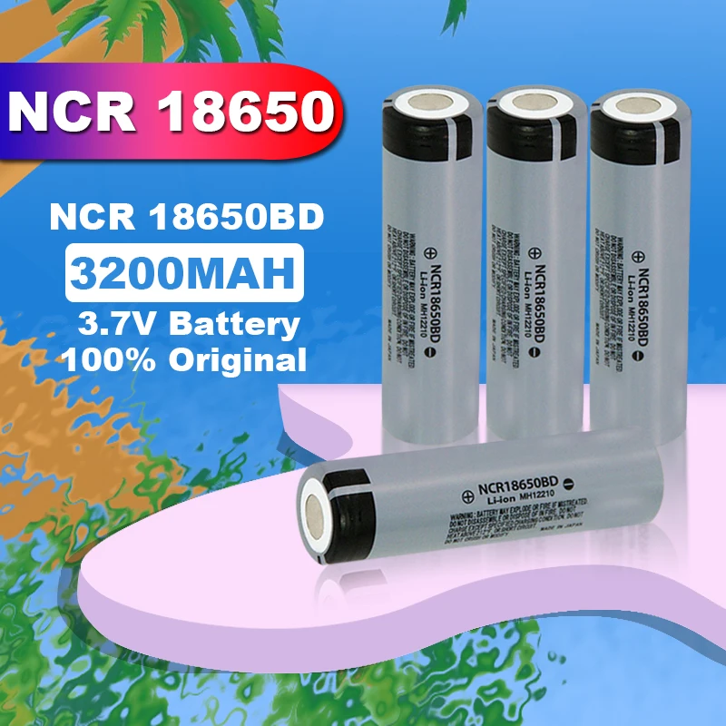 Rechargeable-lithium-battery-18650-battery-3200mAh-3-7V-NCR18650BD ...