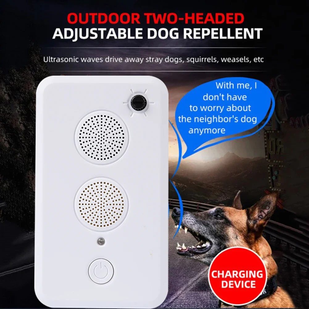 Pets-Ultrasonic-Bark-Stopper-Outdoor-Dog-Repeller-Shop-Garage-Anti ...