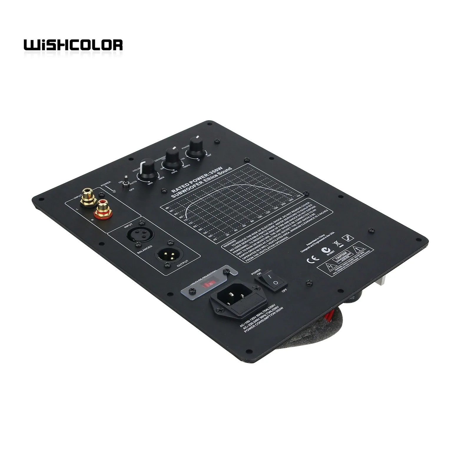 Wishcolor Subwoofer Amplifier Board Plate Amplifier Ethics Sound 350W ...