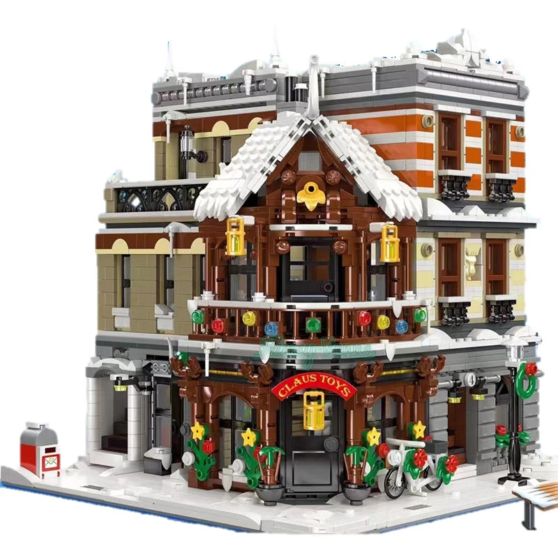 2955PCS-Customized-MOC-Modular-Winter-Toy-Store-Christmas-gifts-DIY ...
