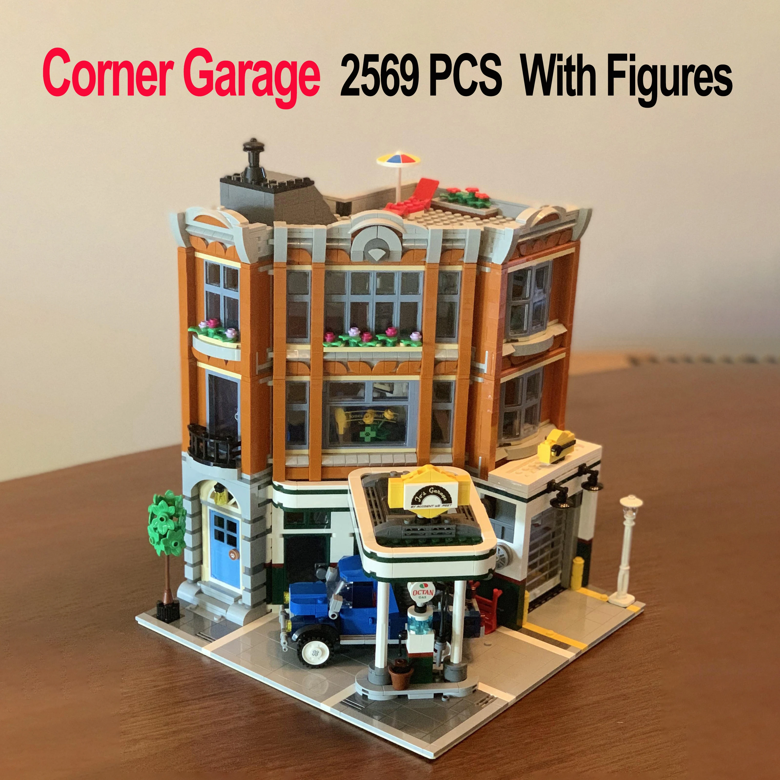 In Stock 15042 2798pcs City Corner Garage Buidling Blocks Set Bricks ...