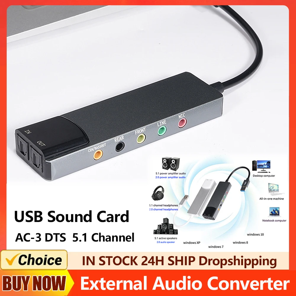 USB-Sound-Card-Aluminium-Alloy-External-Audio-Converter-AC-3-DTS ...
