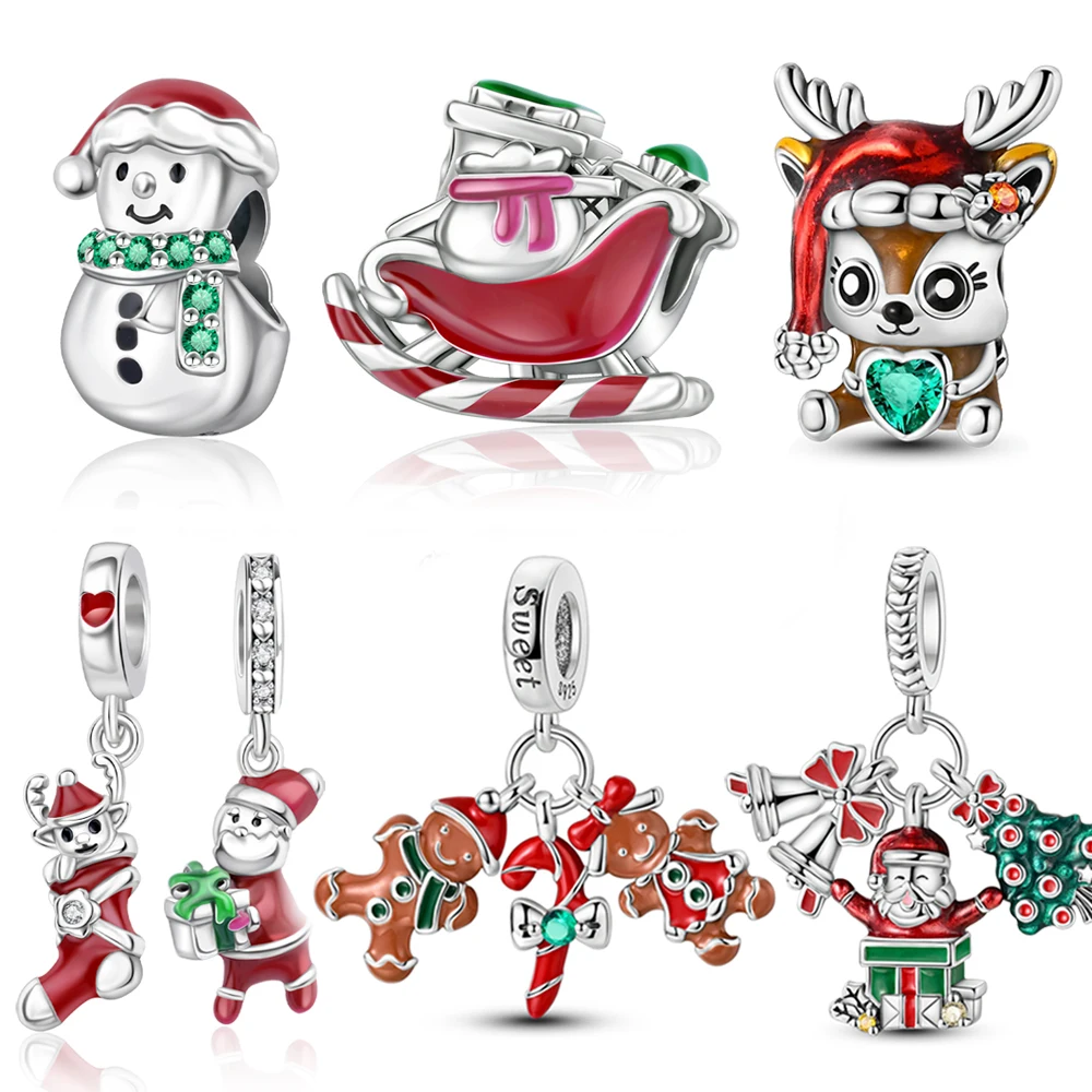 Bonito-Sterling-Silver-Skiing-Penguin-Charm-925-Prata-Cora-o-Snow-Globe ...