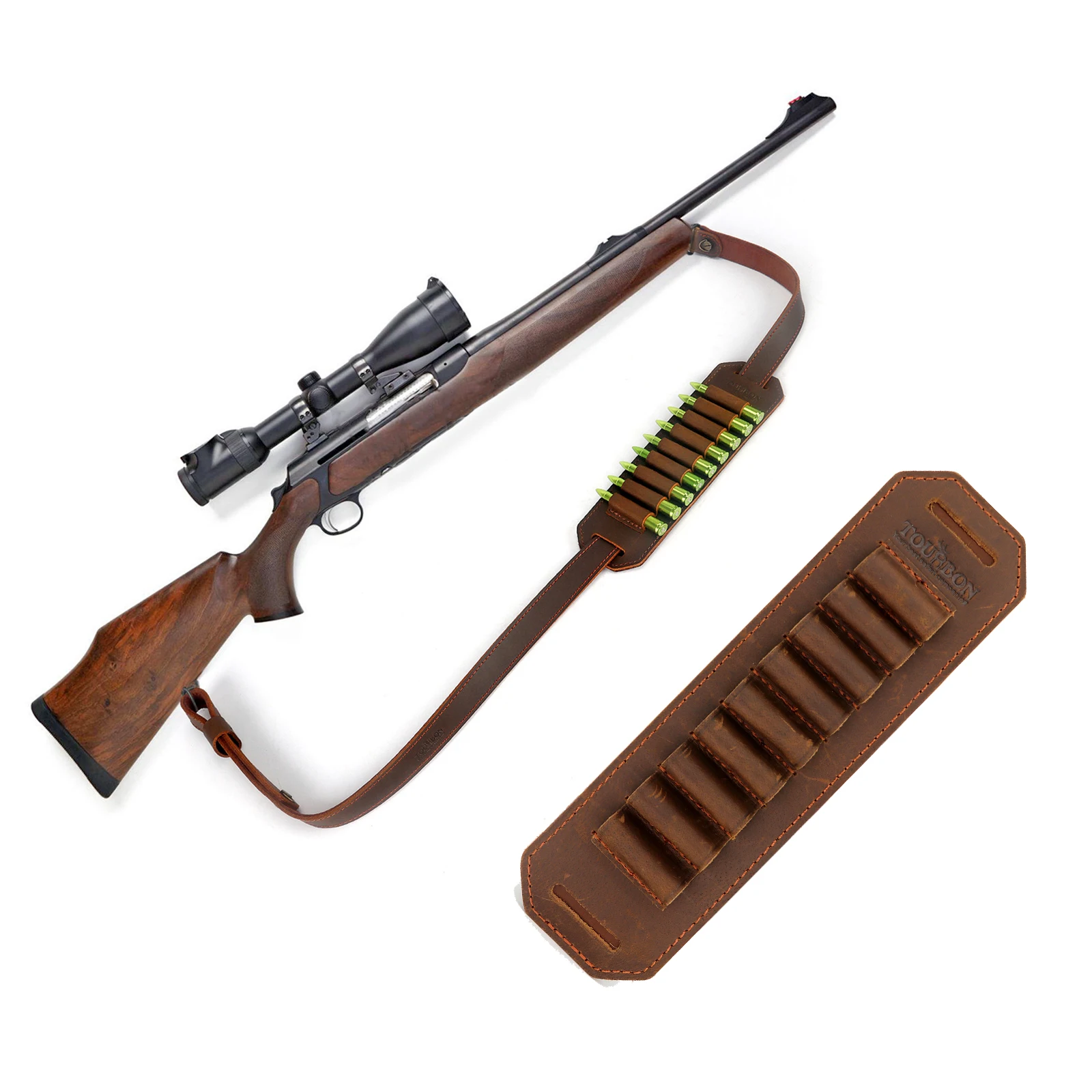 Tourbon-Tactical-Rifle-Sling-Gun-Belt-Bullet-Clip-Cartridges-Ammo ...