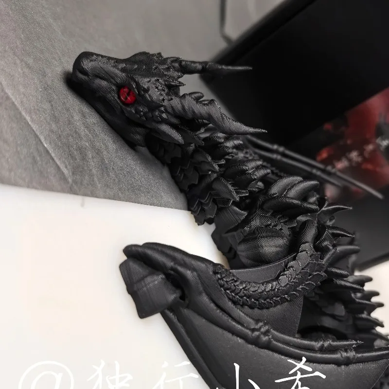 Qin Che Dragon-Shaped 2D Game Peripheral Figurine 3D Movable Playable ...