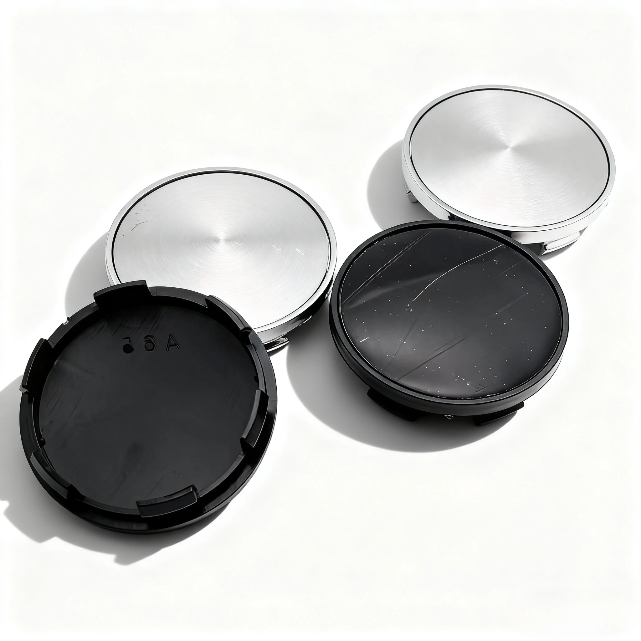 4pcs No Logo Emblem Car Wheel Center Caps 65MM 59MM Rim Hubcaps Cover ...