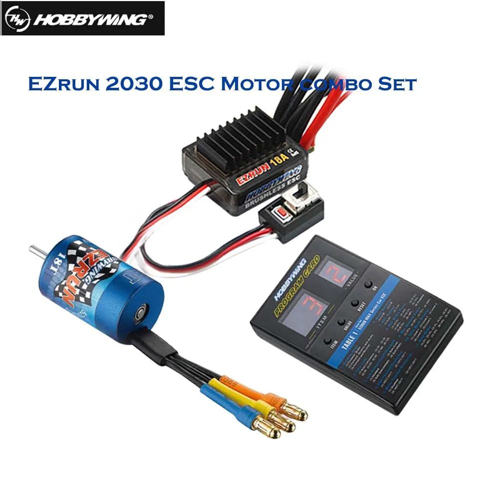 Hobbywing-EZRUN-2030-18T-Brushless-Motor-5200-KV-with-EZRUN-18A-ESC-for ...