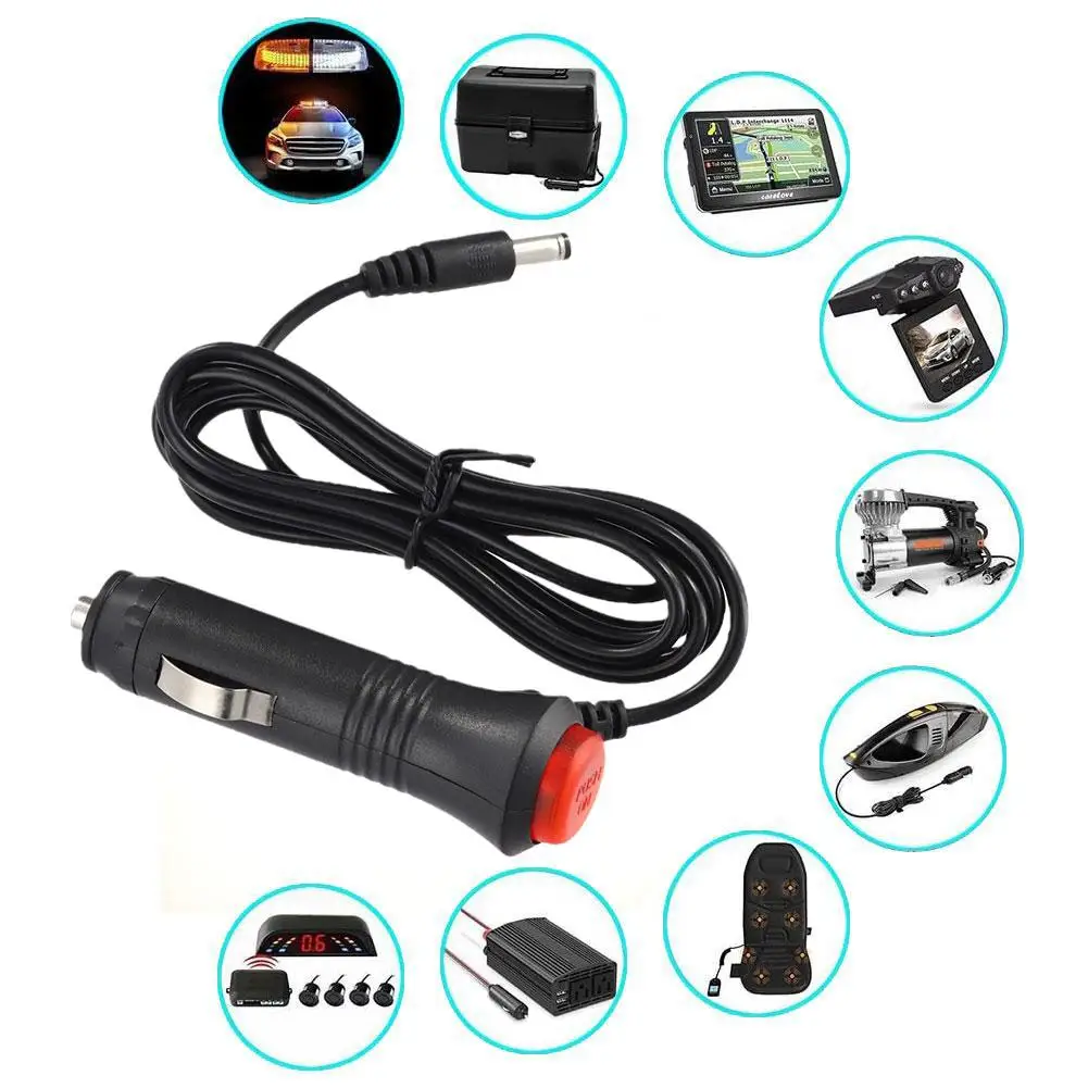 12V-24V-Auto-Zigaretten-anz-nder-DC-Stecker-Ladeger-t-Stromkabel ...