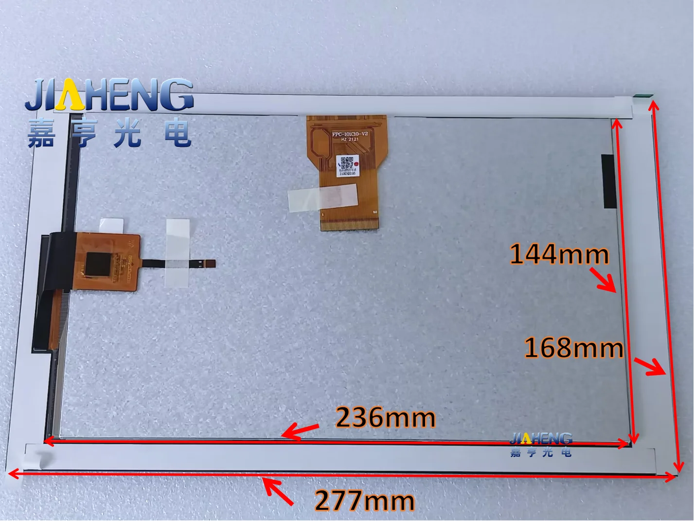 10.1 Inch Lcd Display With GT9110 6 Pin Capacitor Touch Screen Panel ...