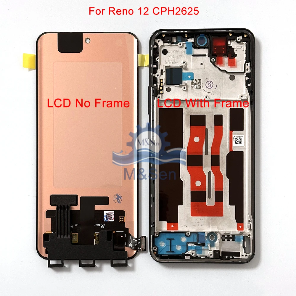 Pantalla LCD AMOLED Original de 6,7 pulgadas para Oppo Reno12 CPH2625 ...
