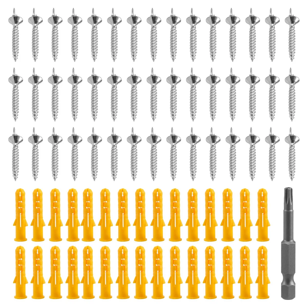 50PCS-Seamless-Nails-Double-Headed-Screw-Solid-Wood-Baseboard-Seamless ...