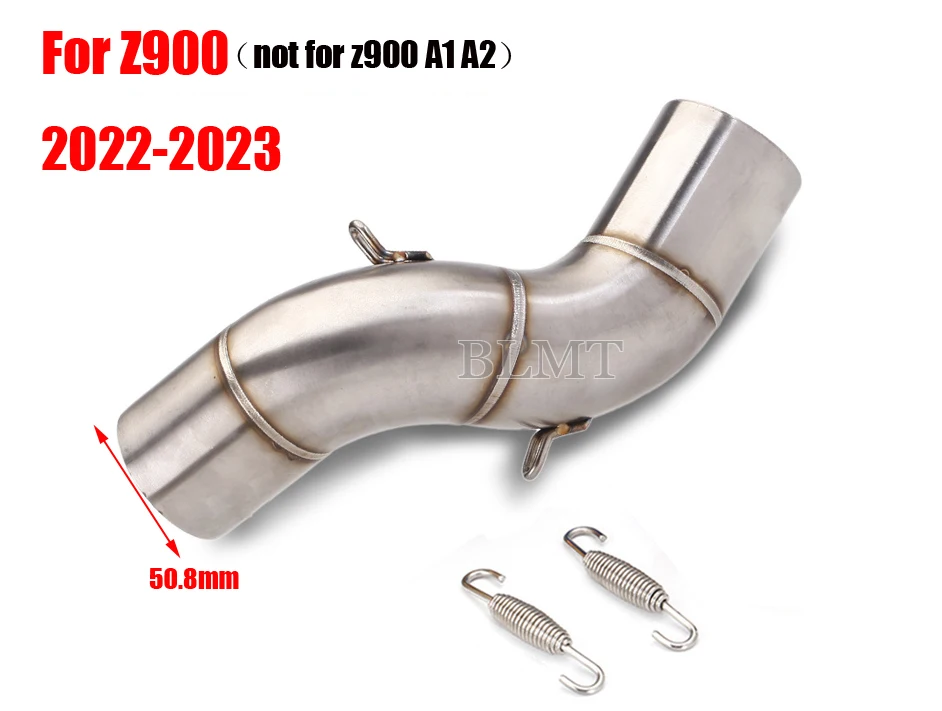 Motorcycle Modified Exhaust Muffler Pipe Connect Middle Pipe Link Pipe ...