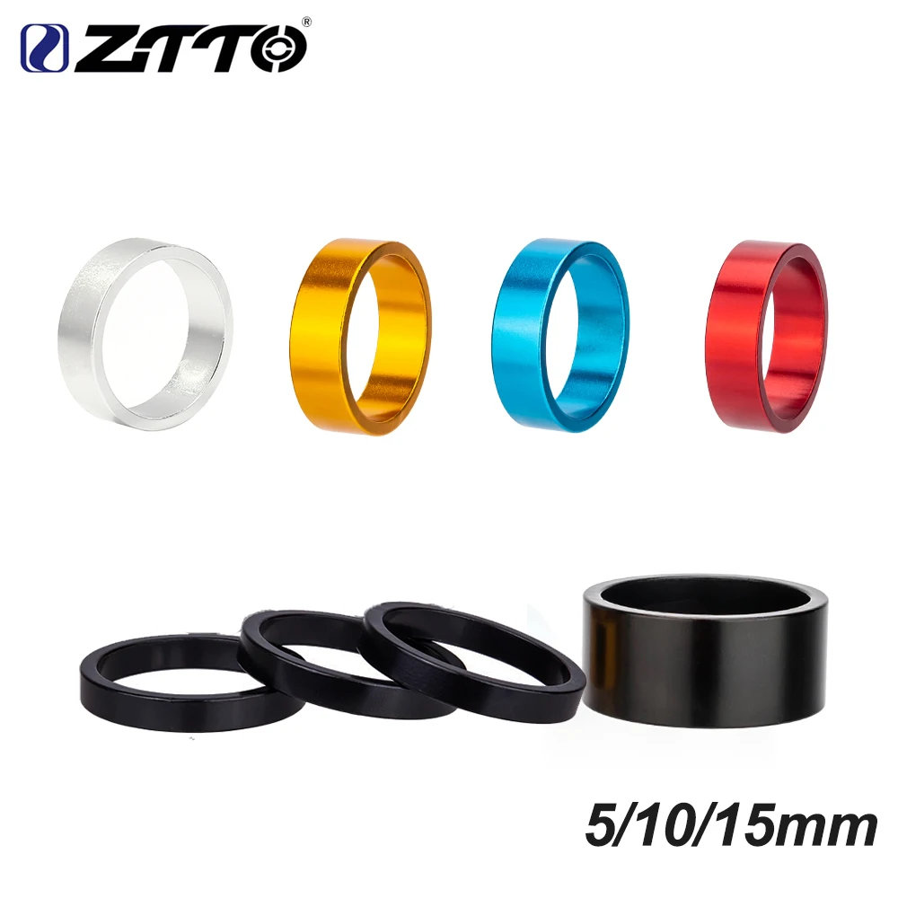 ZTTO 5pcs Aluminum Alloy MTB Road Bike Headset Washer Bicycle Front ...