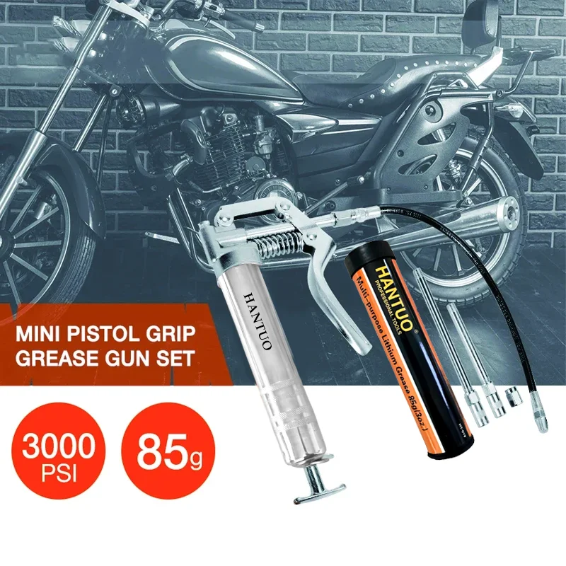 Grease-Gun-3000-PSI-Pistol-Grip-3-Oz-Load-18Inch-Spring-Flex-Hose ...