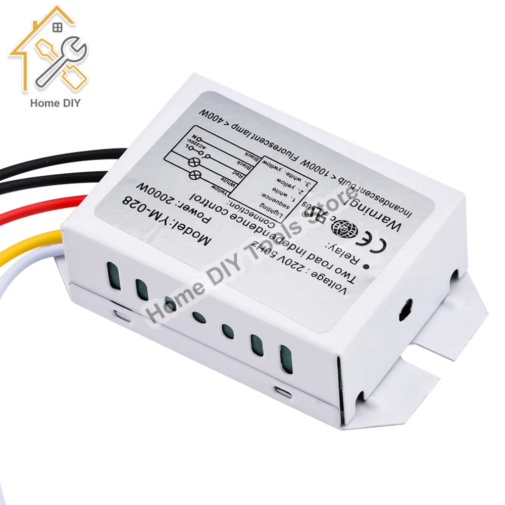 220V-2-Ways-Digital-Subsection-Switch-1000W-for-Ceiling-Light ...