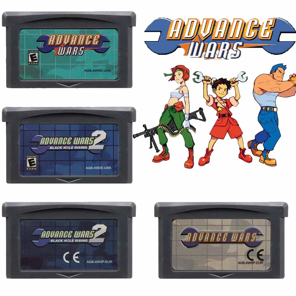 Advance-Wars-GBA-Card-32-Bit-Video-Game-Cartridge-Console-Card-For-GBA ...