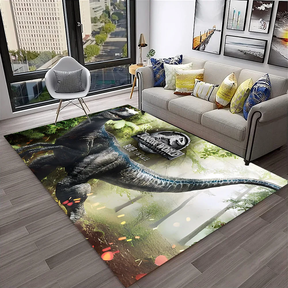 Jurassic-Park-Dinosaur-Cartoon-Child-Carpet-Rug-for-Home-Living-Room ...