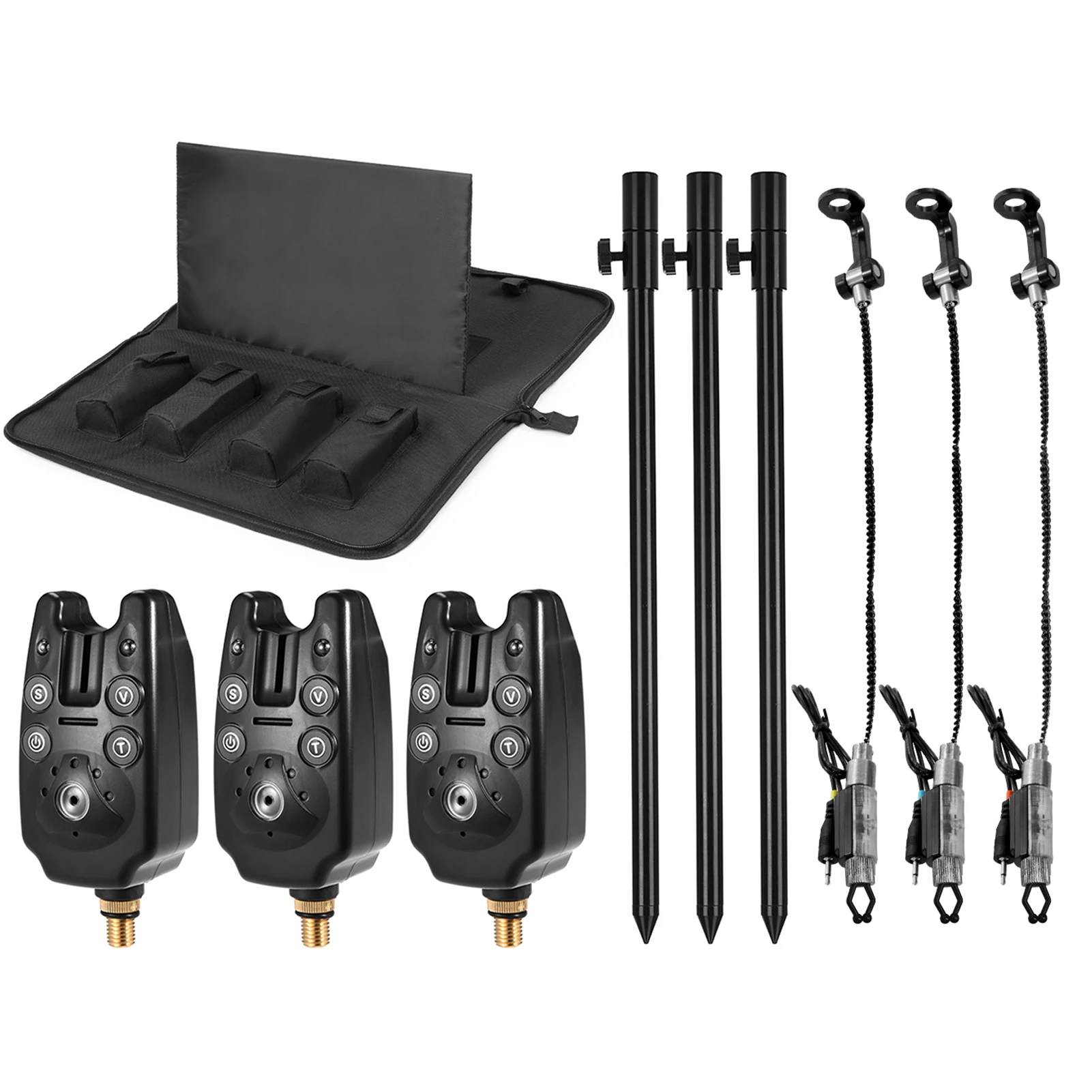 Fishing-Bite-Alarms-Fishing-Banksticks-Swingers-Set-with-Padded-Fishing ...