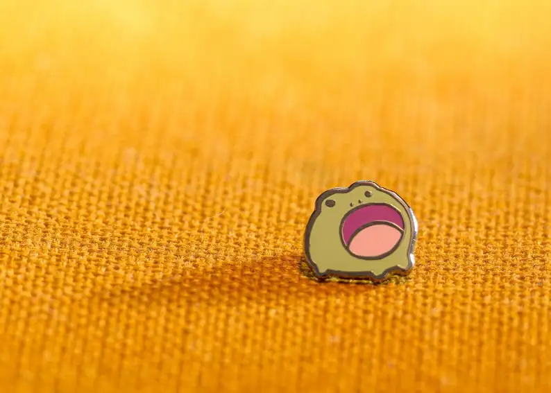 Little-Cute-Screamin-Frog-Enamel-Pin-Lapel-Pins-Badge-Brooch-Jewelry ...