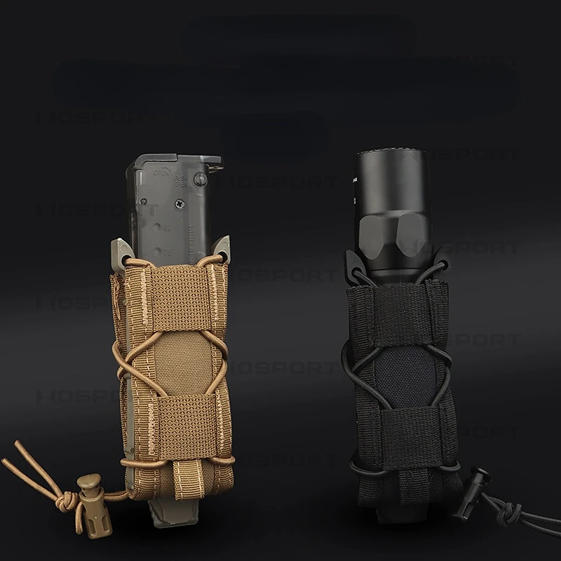 Tactical 9mm Magazine Pouch Hunting Single Magazine Bag Outdoor Molle ...
