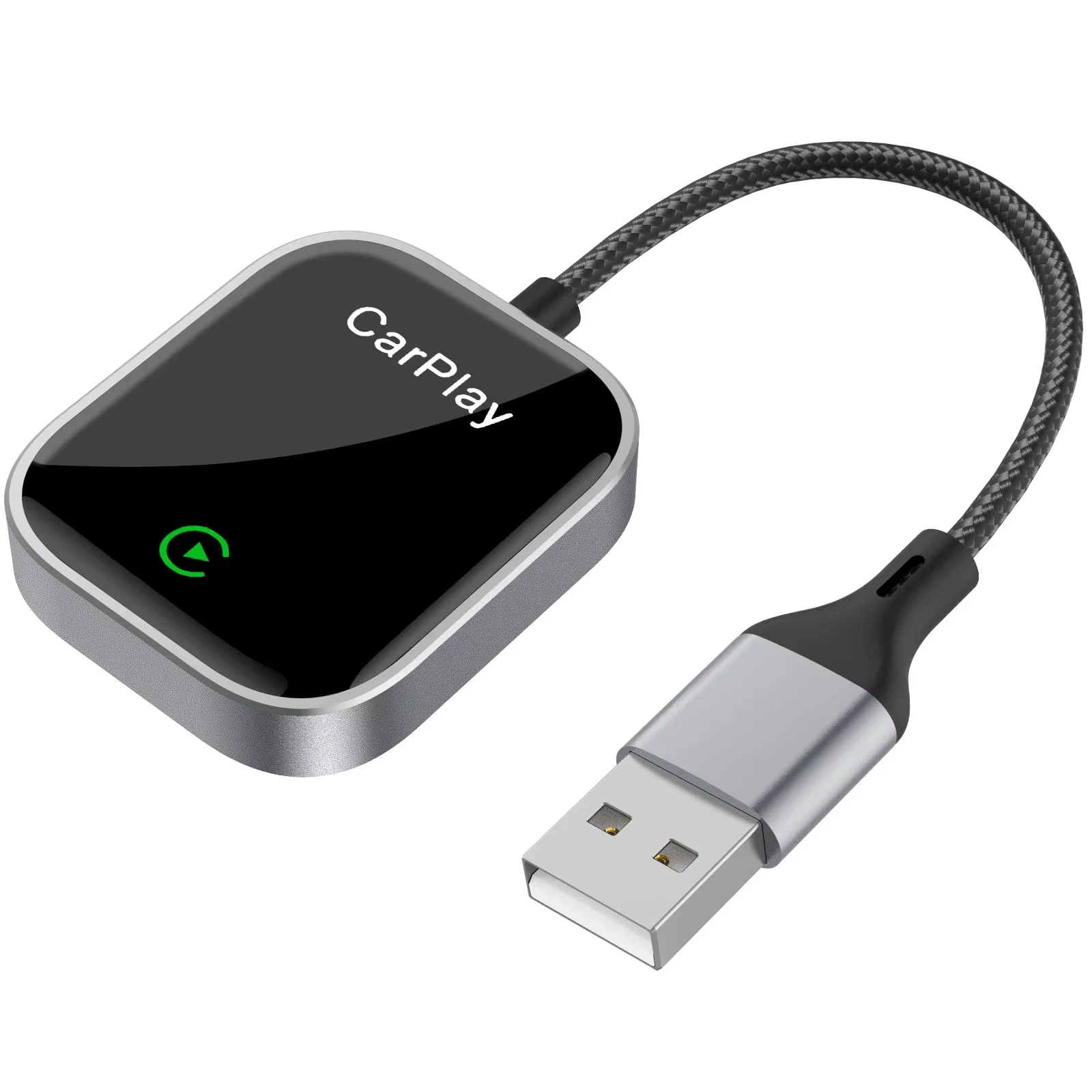 2 In 1 Wired to Wireless Carplay Adapter for Apple Dongle Plug&Play ...
