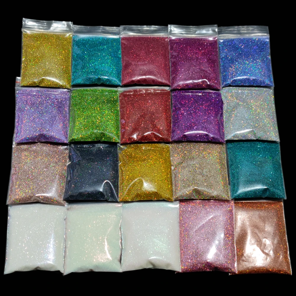27Color-10g-bag-Laser-Nails-Glitter-Chrome-Nail-Powder-Diamond-Rainbow ...