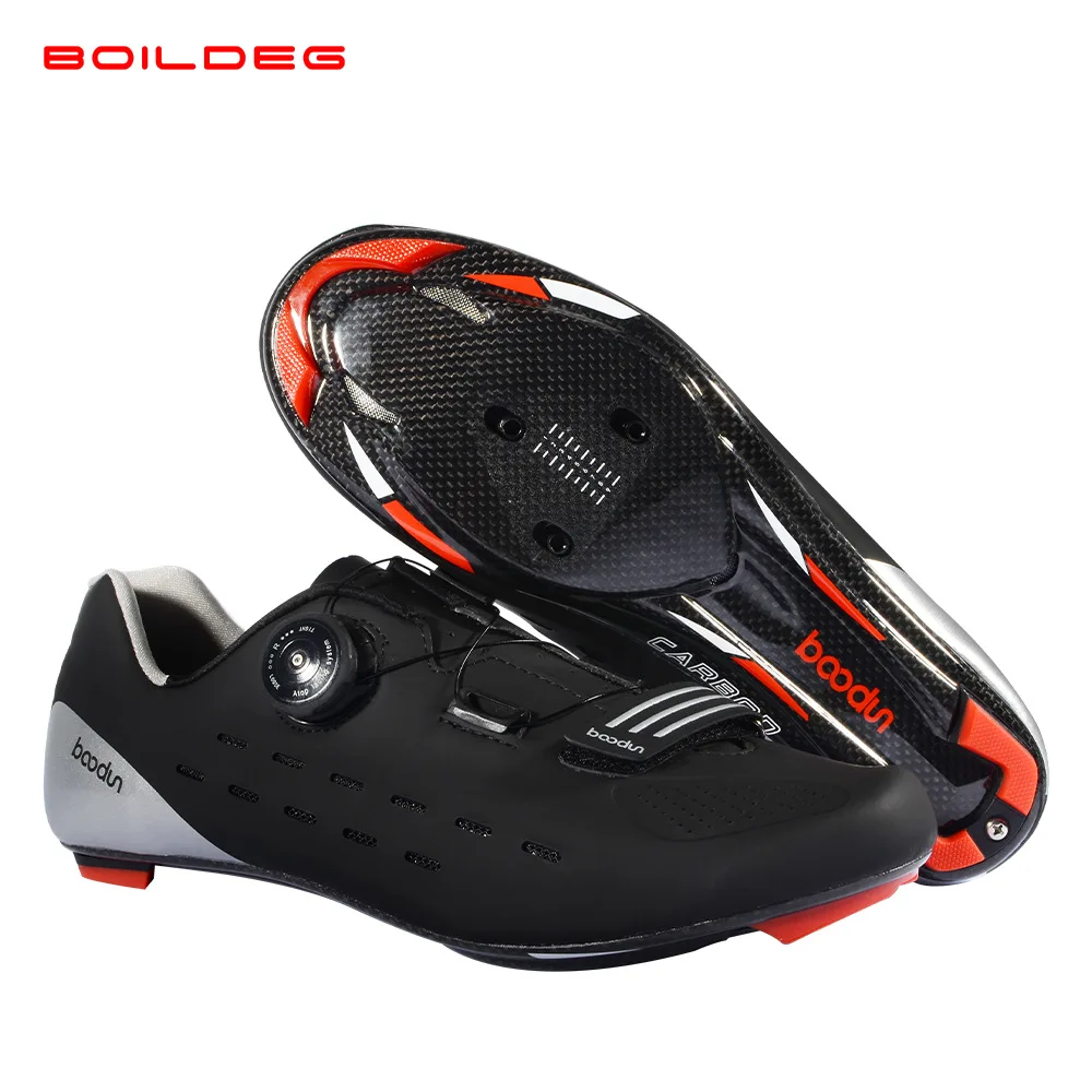Boodun Road Bike cycling lock shoes professional competition grade carbon fiber ultralight ...