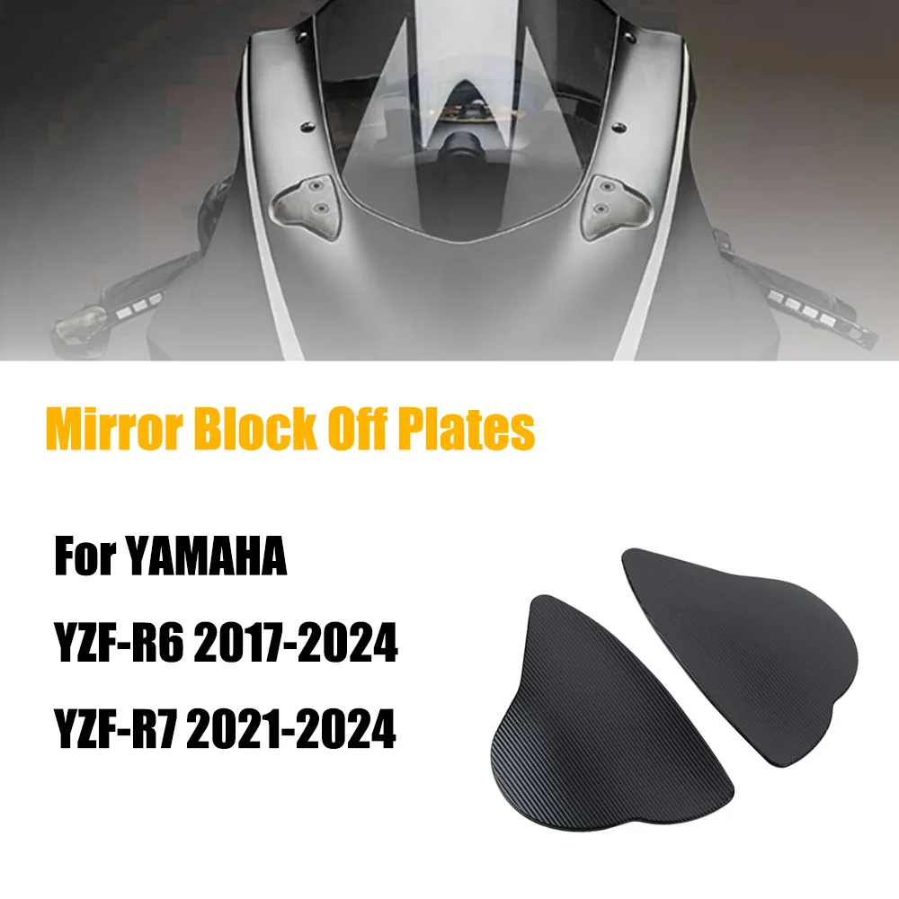 For YAMAHA YZF R6 R7 YZF-R6 2017-2024 YZF-R7 2021-2024 Mirror Hole ...