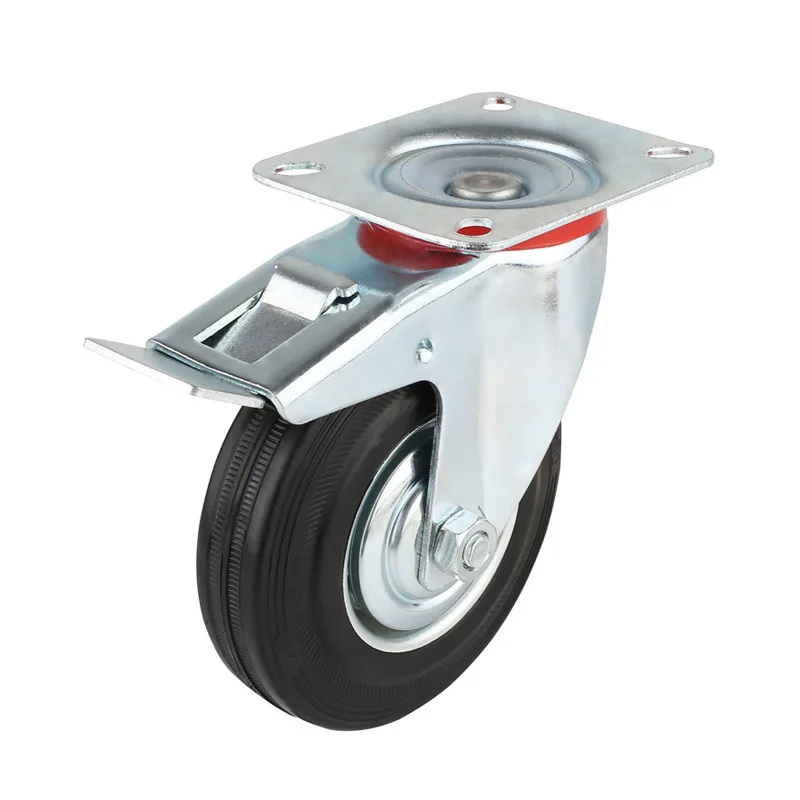 Roulettes-de-Chariot-Percussion-de-75mm-et-200kg-en-Caoutchouc-avec ...