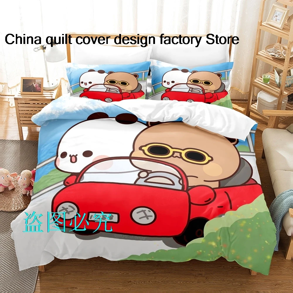 Customized Connection kids Bubu Dudu Bubu Dudu Bedding Set Single Twin ...