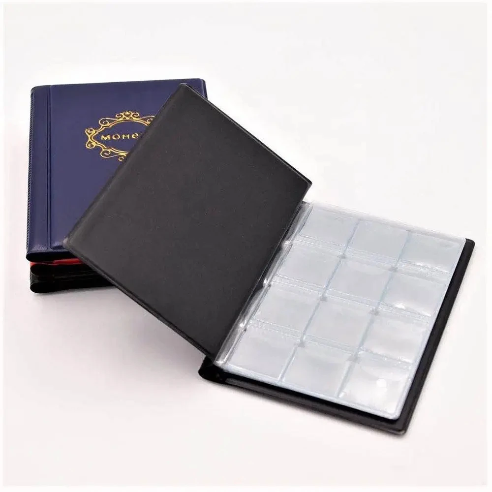 Minimalism-10-Pages-120-Pockets-Coins-Artificial-PU-leather-Collector ...
