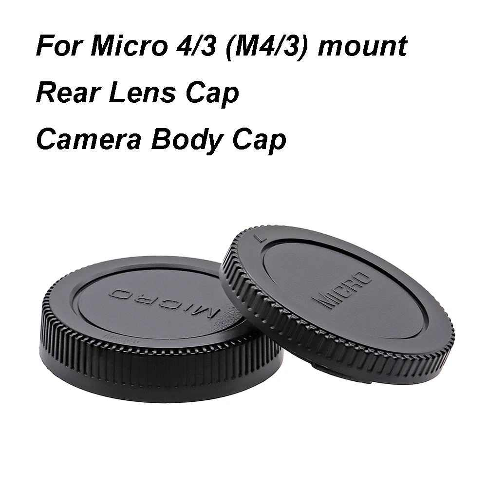 For M4 3 Micro 4 3 MFT mount Lens Rear Cap or Camera Body Cap or jpg