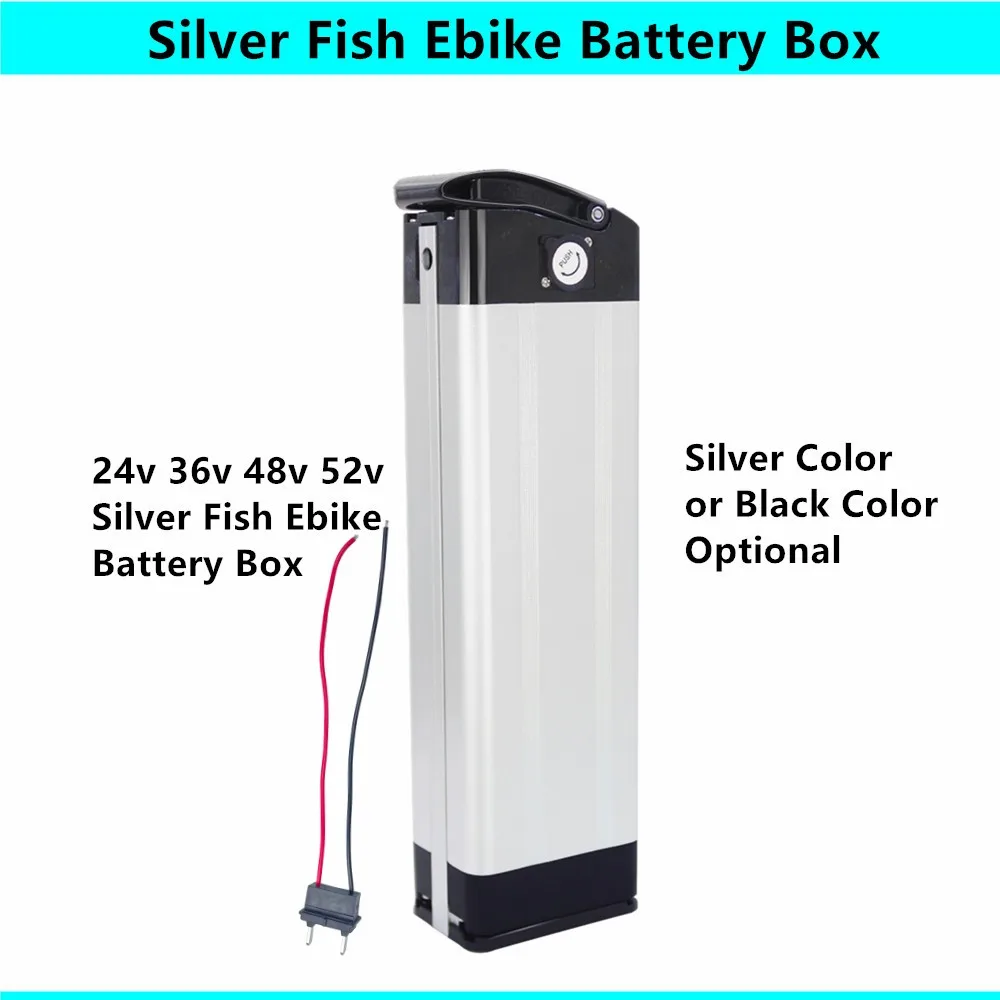 Silver Fish Ebike Battery Box City Bike Battery Box Replace Repair ...