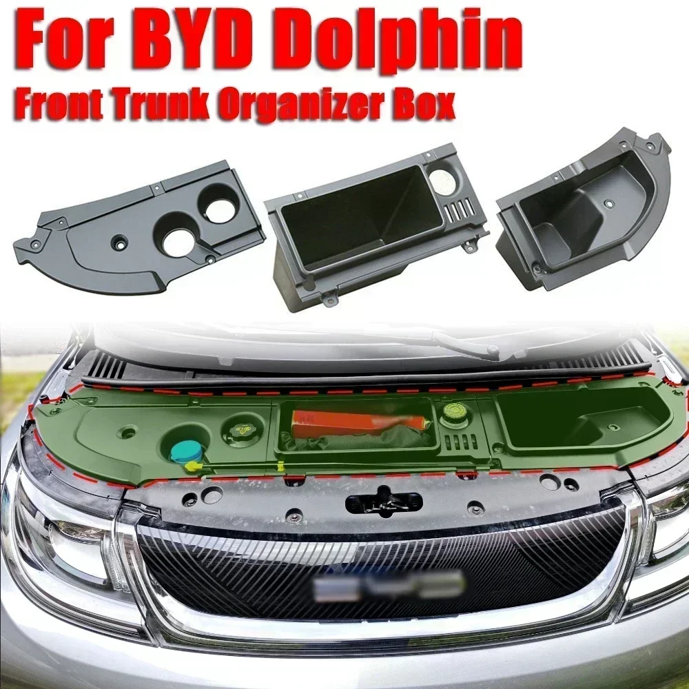For-BYD-Dolphin-EA1-ATTO2-EV-Car-Front-Trunk-Organizer-Box-Left-Rudder ...