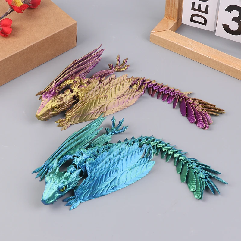Feathered-Wyvern-Dragon-3D-Printed-Dragon-Articulated-Dragon-Dragon-3D ...